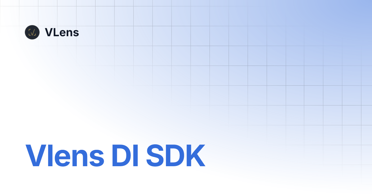 Vlens DI SDK | VLens